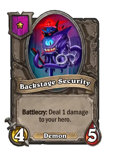Backstage Security Forum | HearthCard